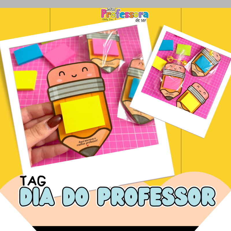 Tag Dia do Professor – Dia 15 de Outubro 📚 - Jeito Professora de Ser